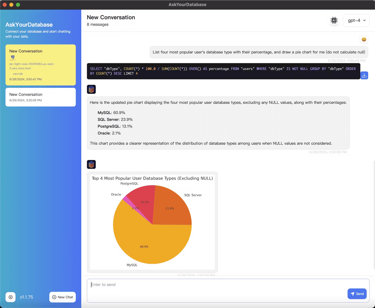Askyourdatabase The Best Text2sql Ai Chatbot And Sql Generator